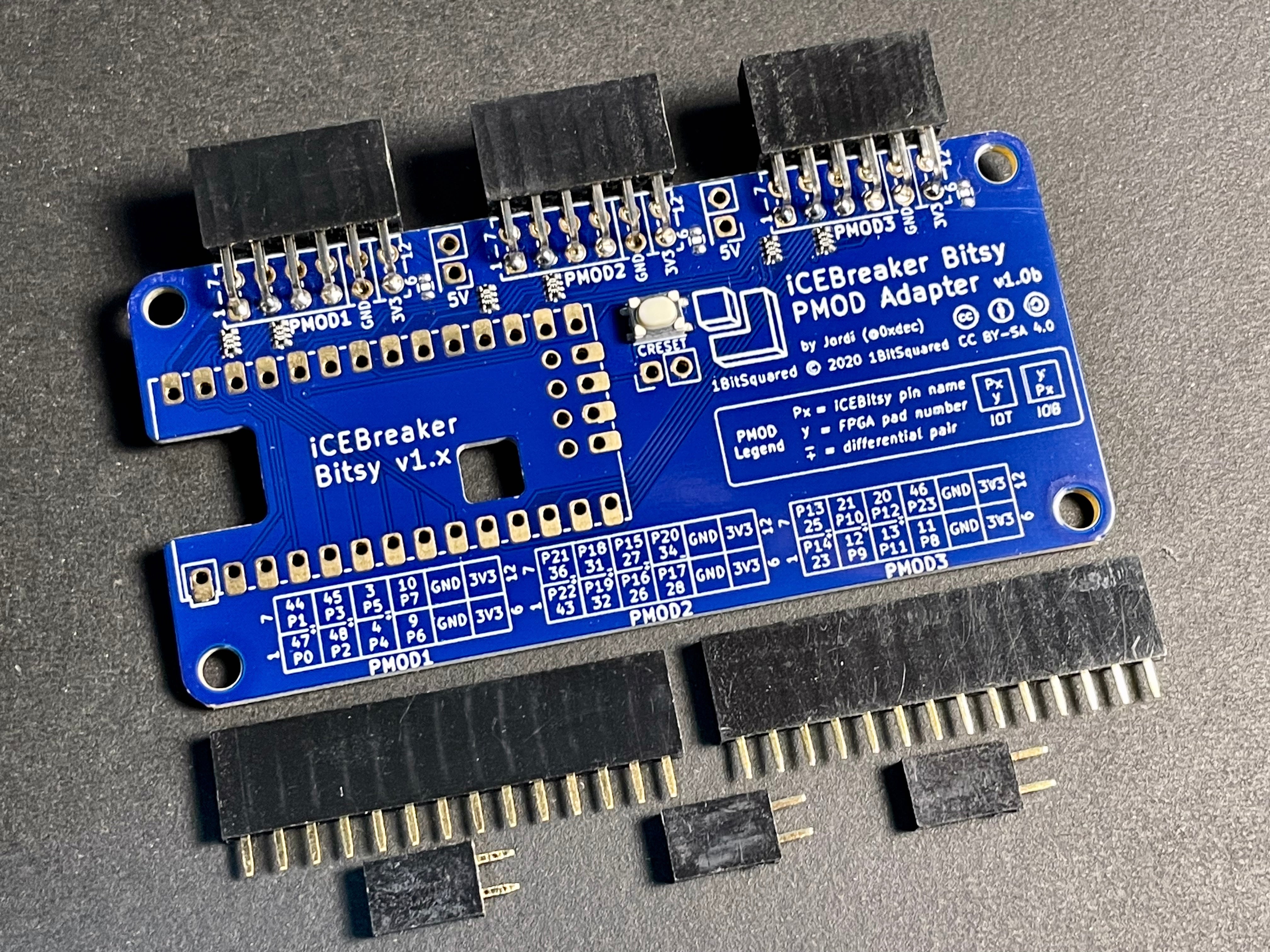 1BitSquared - iCEBreaker-Bitsy Pmod Breakout